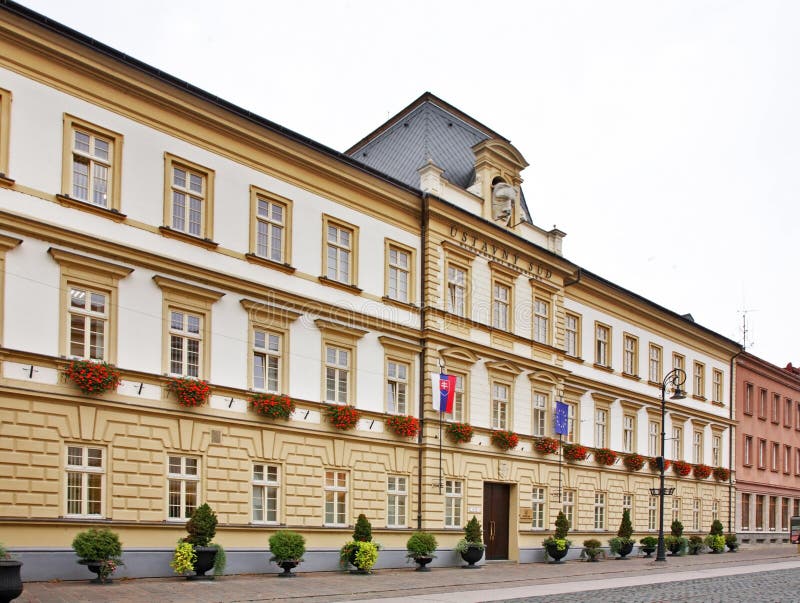 Courthouse in Kosice. Architecture of Slovakia Stock Image - Image of ...