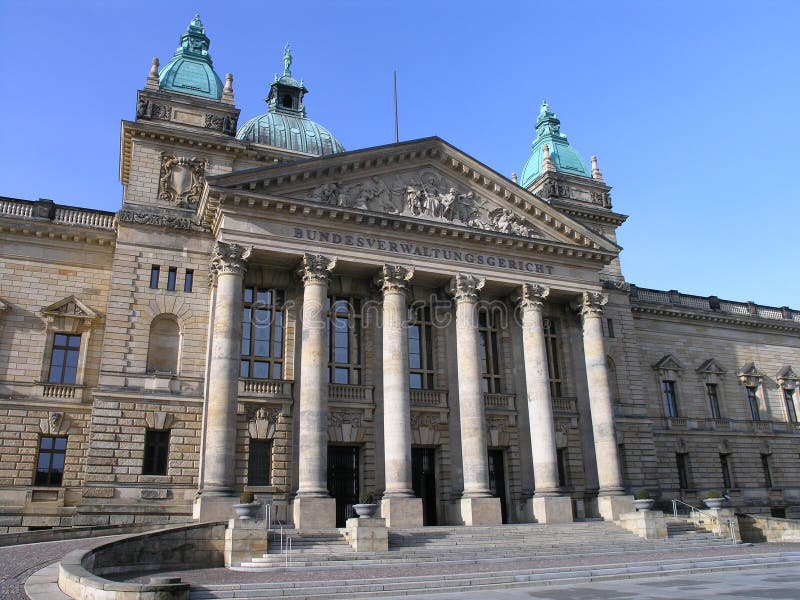 Courthouse Leipzig stock image. Image of east, courtroom - 2089509