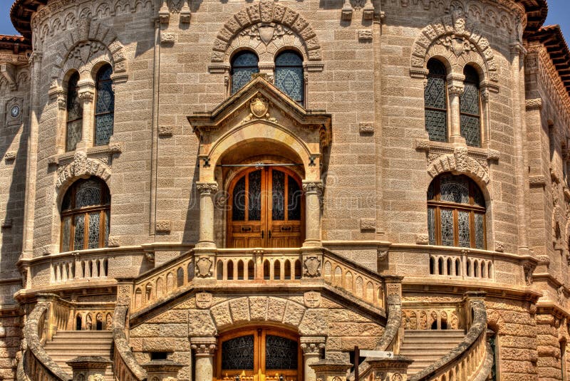Courthouse of Monaco HDR stock photo. Image of built - 34011860