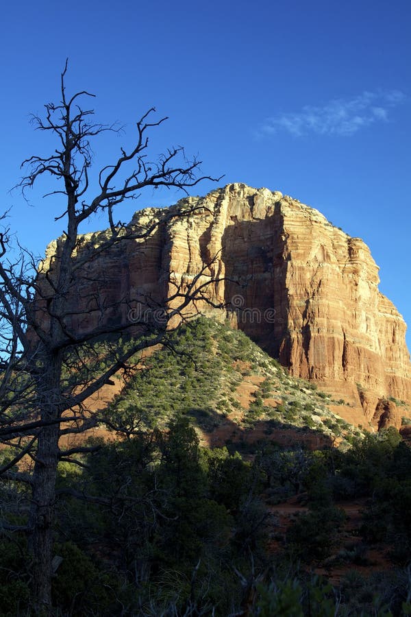 Courthouse Rock, Sedona Arizona Stock Image - Image of scenic ...