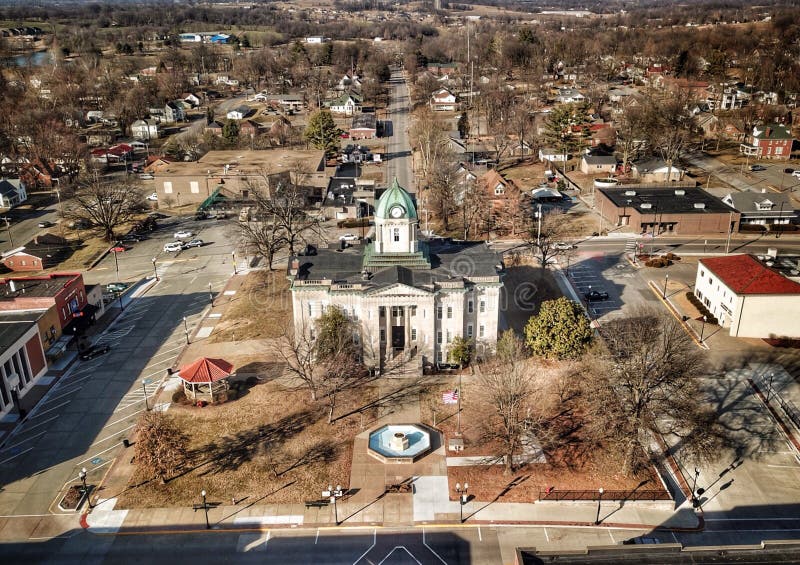 Courthouse Square stock image. Image of square, townships - 110256951