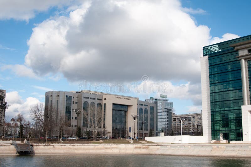 Courthouse Under the Heavy Cloud Editorial Stock Image - Image of ...