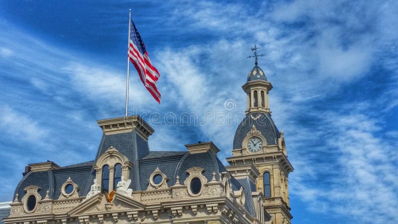 Courthouse Building Wooster, Ohio Stock Photo - Image of ohio, wooster ...