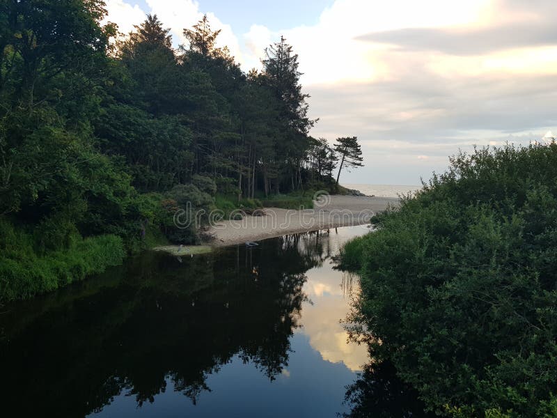 Courtown Wexford Ireland zdjęcie stock. Obraz złożonej z drzewa - 105604630