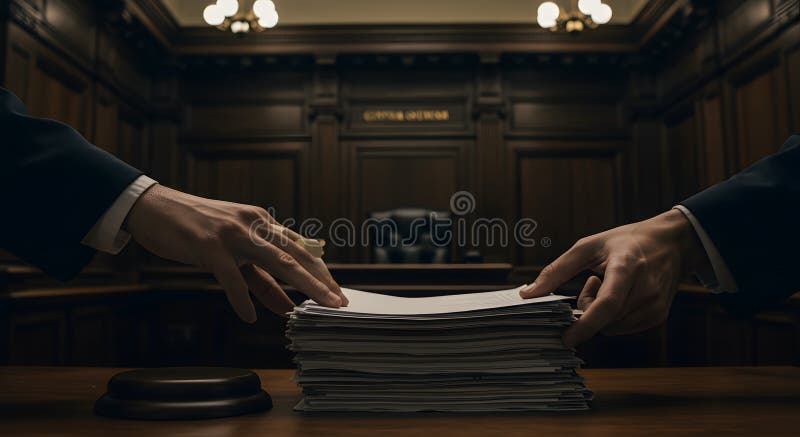 Courtroom Documents stock image. Image of papers, advice - 370891595