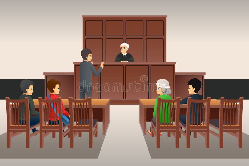 Courtroom Stock Illustrations – 9,014 Courtroom Stock Illustrations ...