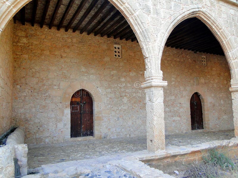 Courtyard of an Ancient Monastery Editorial Photography - Image of ...