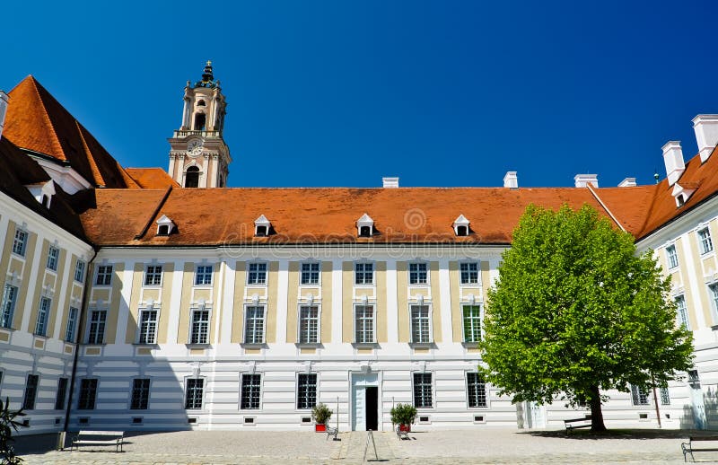 Courtyard of a Baroque Monastery Stock Photo - Image of austria ...