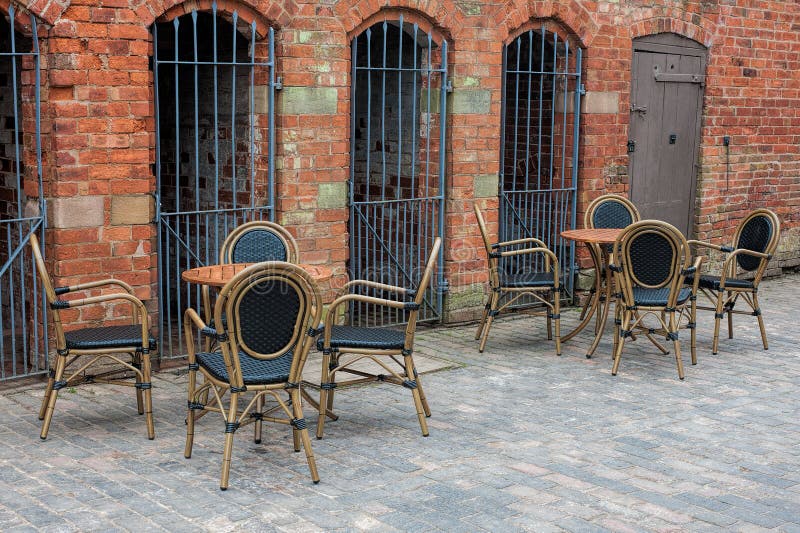 Courtyard cafe stock image. Image of stone, outside, leisure - 31517671