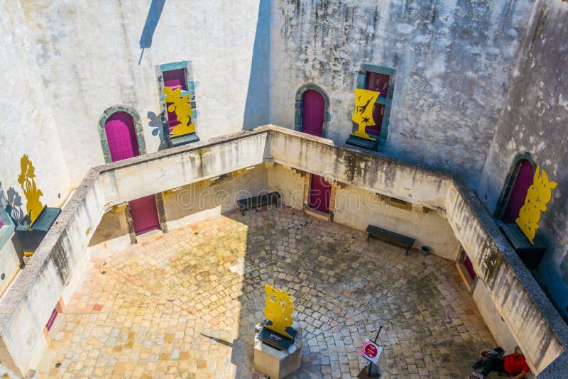 The Old Citadel of Saint Malo at Night, Brittany, France Stock Photo ...