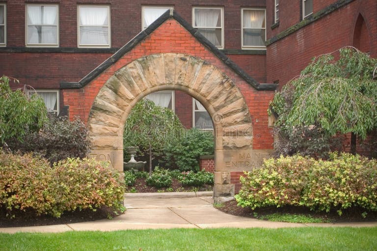 Courtyard Entrance stock photo. Image of architecture, building - 31852