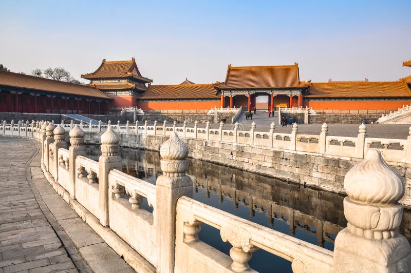 The Courtyard at the Imperial Palace in Beijing Editorial Stock Image ...