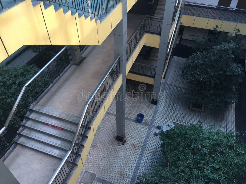 Courtyard stock image. Image of building, teaching, inside - 107608109