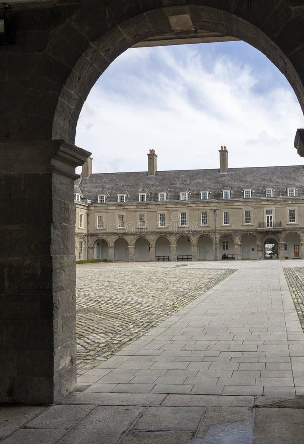 Courtyard of the Irish Museum of Modern Art. Dublin. Ireland Stock ...