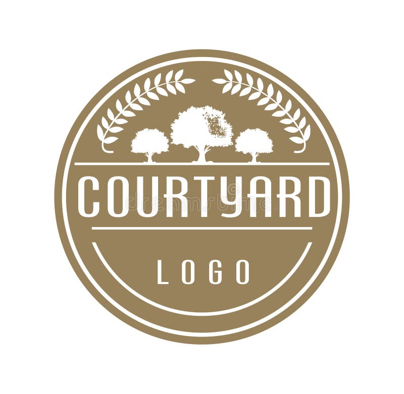 Courtyard Logo Stock Illustrations – 220 Courtyard Logo Stock ...