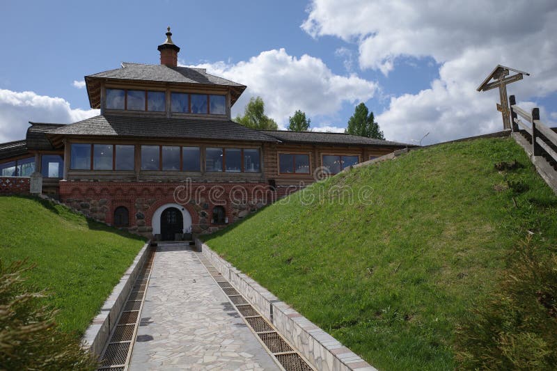 The Courtyard of the Monastery with a Refectory. Editorial Image ...