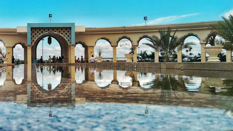 The Courtyard of the Mosque Editorial Photography - Image of fountain ...