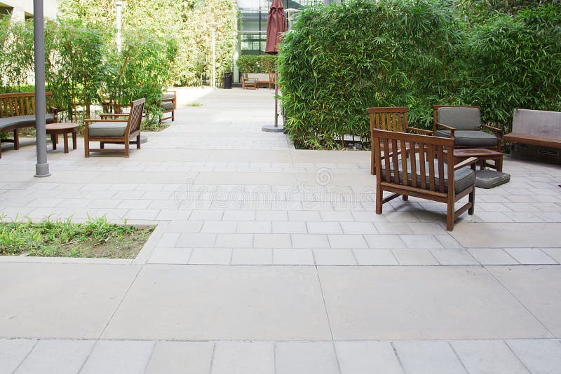 Courtyard office building stock image. Image of design - 40165519