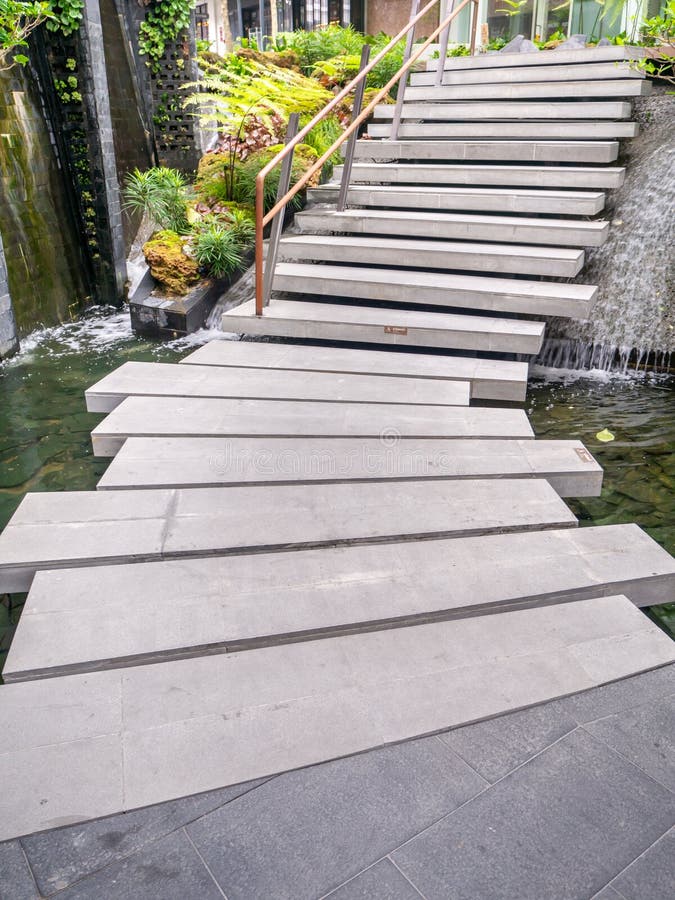 Courtyard Outside the Building Path in the Garden Stock Image - Image ...
