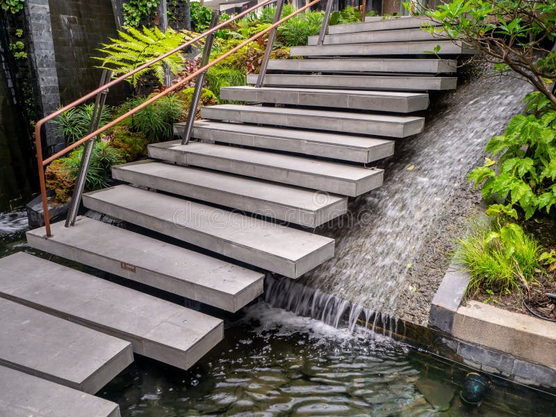 Courtyard Outside the Building Path in the Garden Stock Image - Image ...