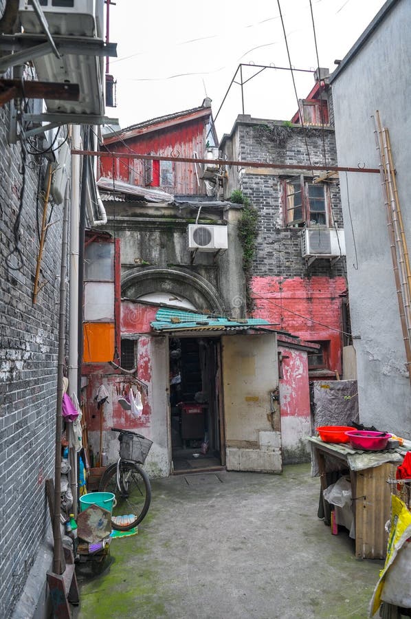 Poverty - Poor Housing In A Village In China Stock Photo - Image of ...