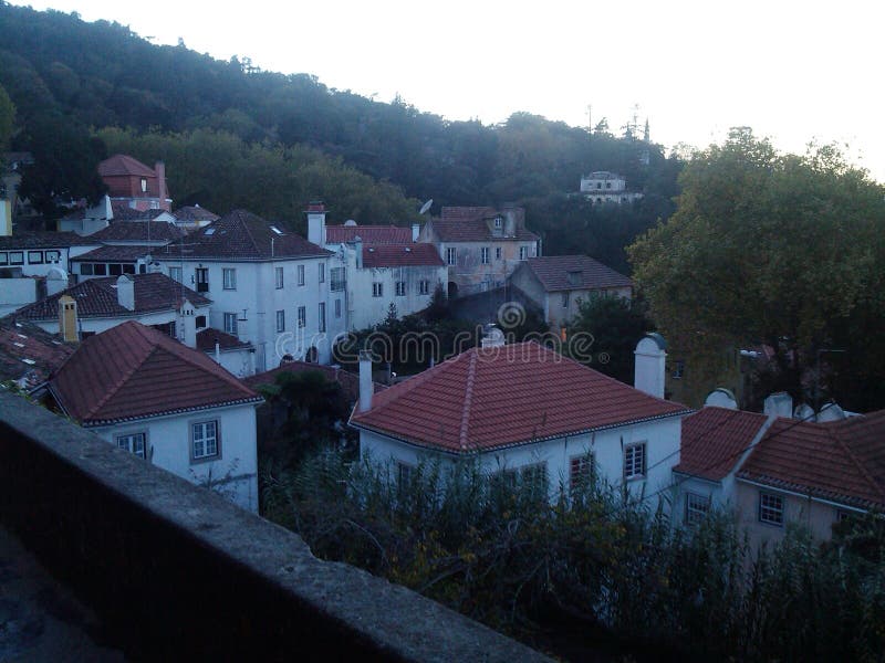 Courtyard stock photo. Image of sintra, church, michael - 68890938