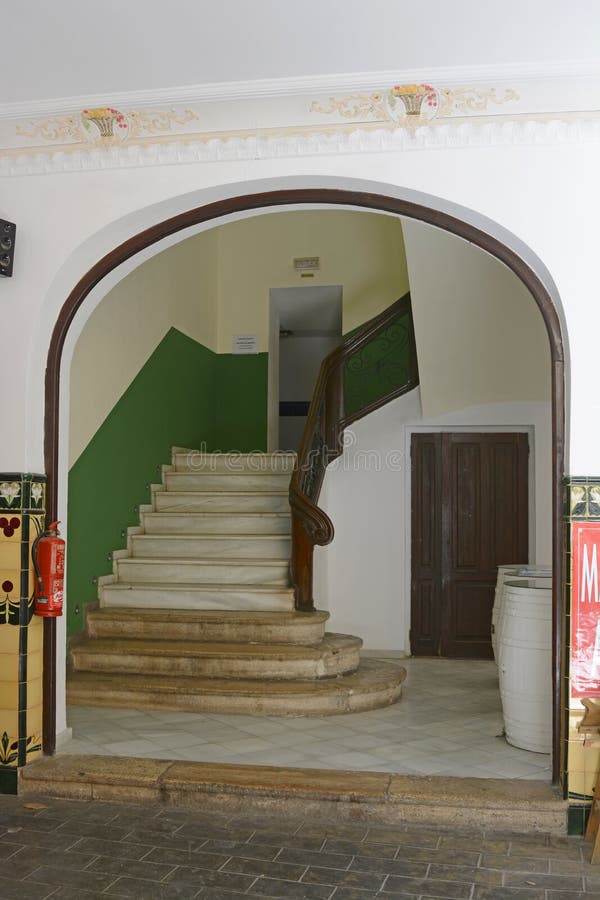 Courtyard and Steps in Valancia, Spain Editorial Image - Image of ...