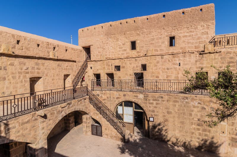 Courtyard of Tabuk Castle, Saudi Arab Stock Image - Image of kingdom ...