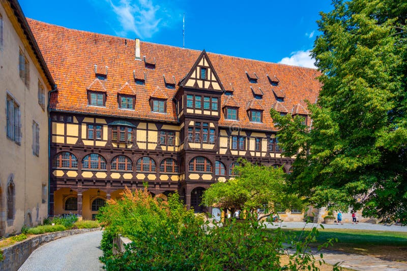 Courtyard of Veste Coburg Castle in Germany Stock Photo - Image of ...