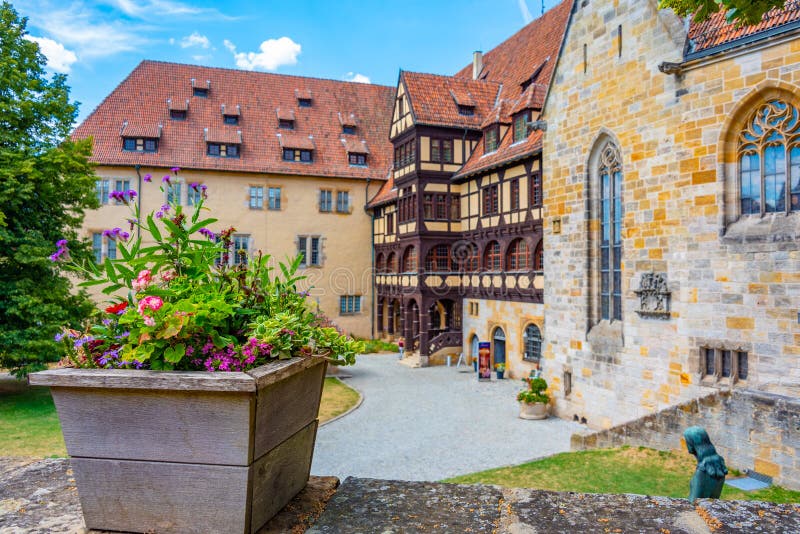 Courtyard of Veste Coburg Castle in Germany Stock Image - Image of ...