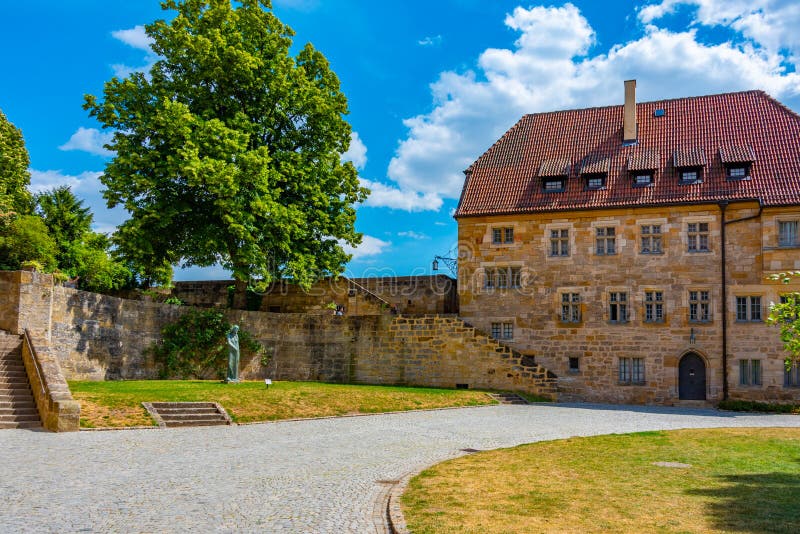 Courtyard of Veste Coburg Castle in Germany Stock Photo - Image of ...