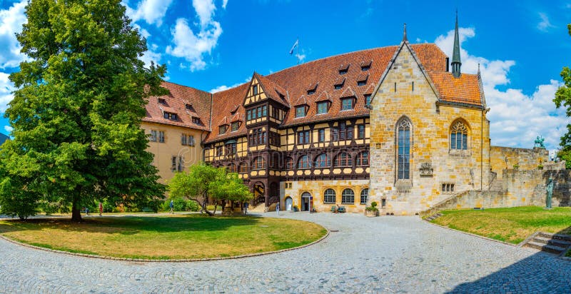 Courtyard of Veste Coburg Castle in Germany Editorial Stock Image ...