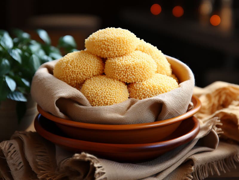 Couscous in a Burlap Sack stock illustration. Illustration of ...