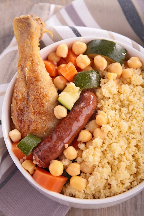 Couscous stock image. Image of sausage, bowl, beef, food - 40553329