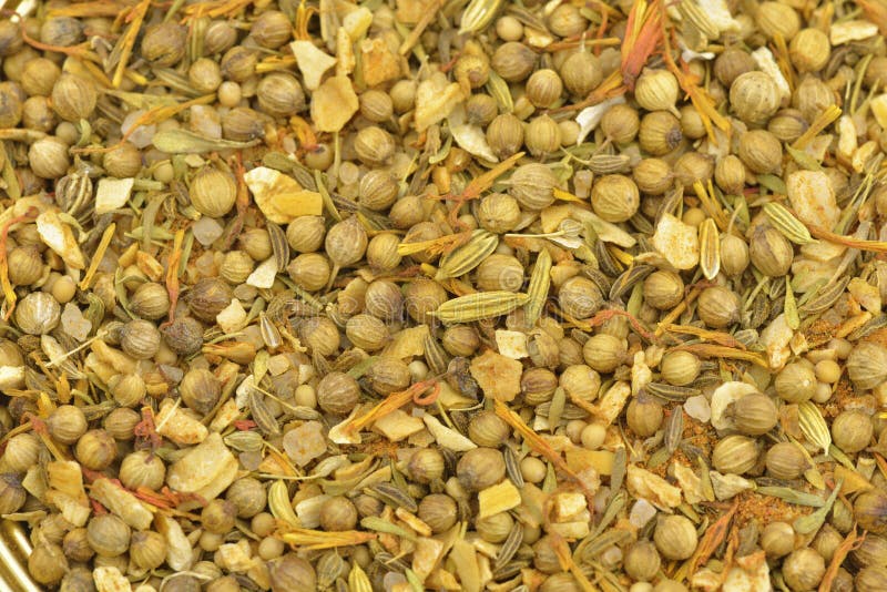 Couscous spices stock photo. Image of aroma, green, seeds - 36677740