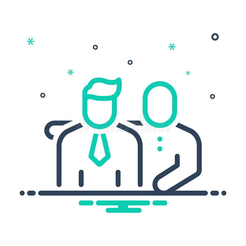 Mix Icon for Cousin, Family and Together Stock Illustration ...