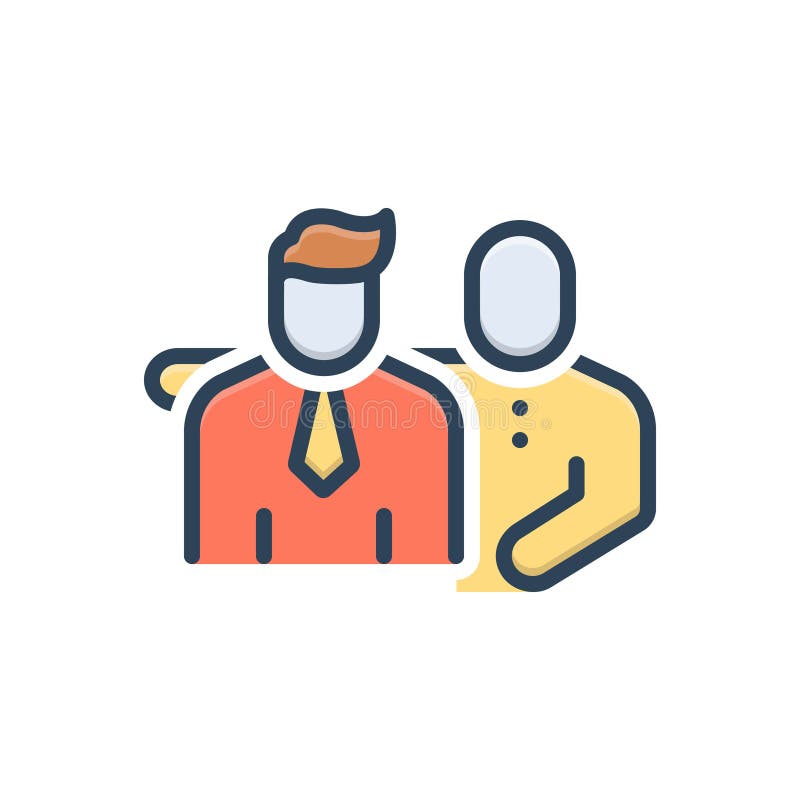 Color Illustration Icon for Cousin, Family and Together Stock ...