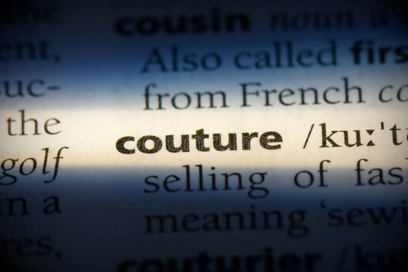 Couture stock photo. Image of reference, thesaurus, printed - 161577986