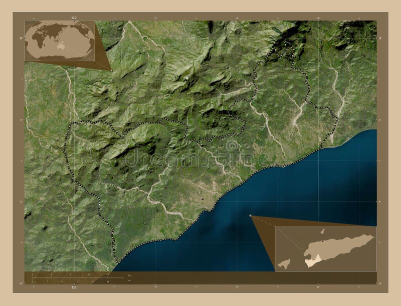 Covalima, East Timor. Low-res Satellite. Capital Stock Image - Image of ... Covalima, East Timor. Low-res Satellite. Capital Stock Image - Image of ...