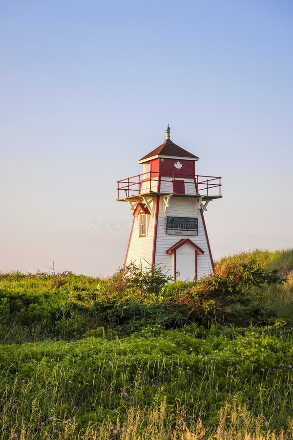 Covehead Harbour Lighthouse, PEI Stock Photo - Image of lighthouse ...