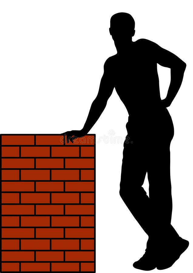 Covek Na Zidu Picture. Image: 6178509