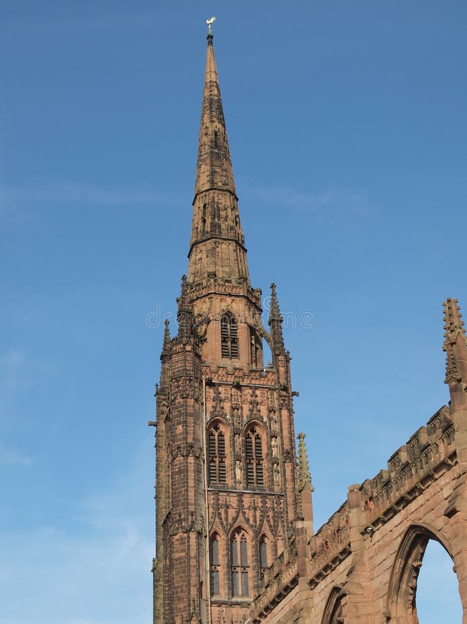 Coventry Cathedral stock photo. Image of kingdom, faith - 38415346