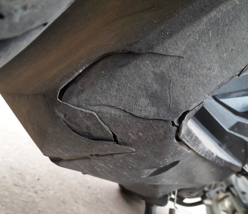 Cracks in a Motor Spare Part Body Cover Stock Image - Image of ...