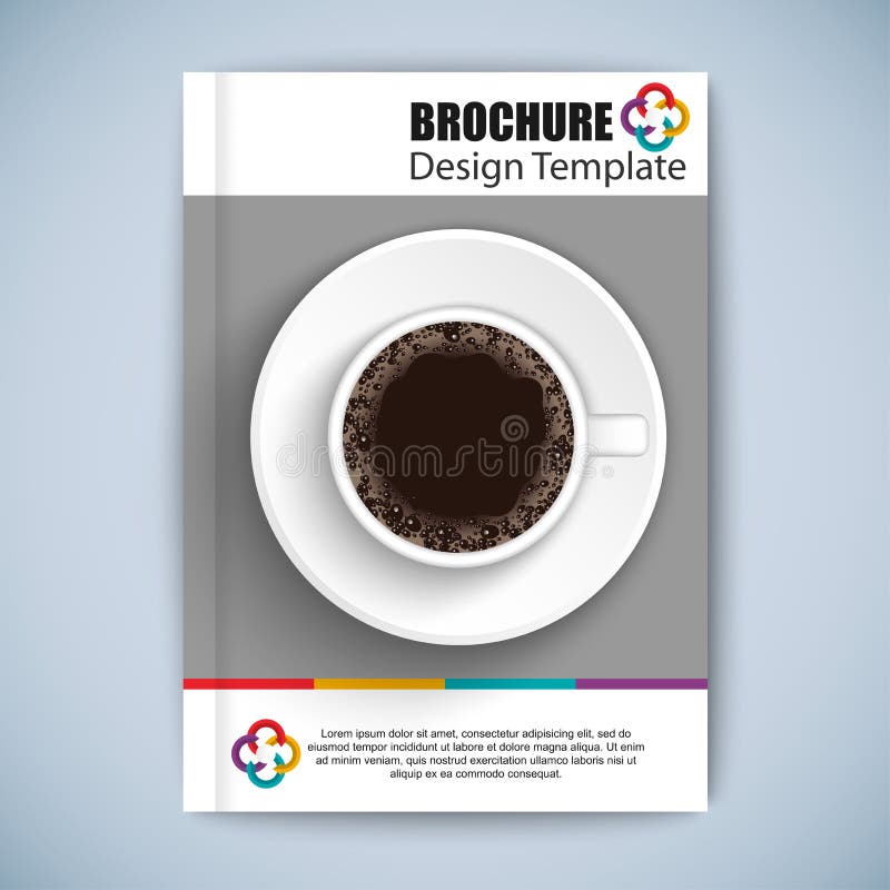 Cover Book Digital Design Minimal Style Template Stock Vector ...