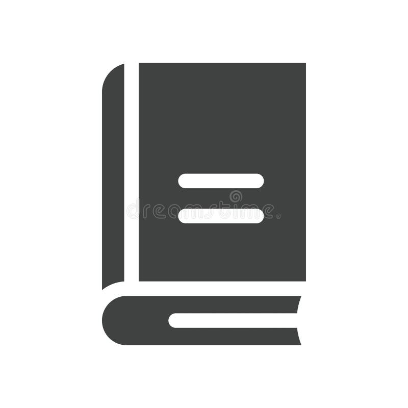 Cover Book Icon Simple Vector Symbol Stock Vector - Illustration of ...