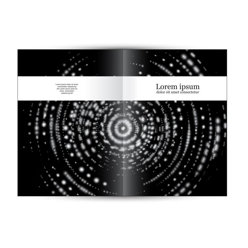 Cover Booklet Scientific Journal Stock Vector - Illustration of booklet ...