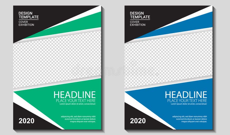 Cover, Brochure ,Book, Flyer, Folder Template Mockup. Design Abstract ...