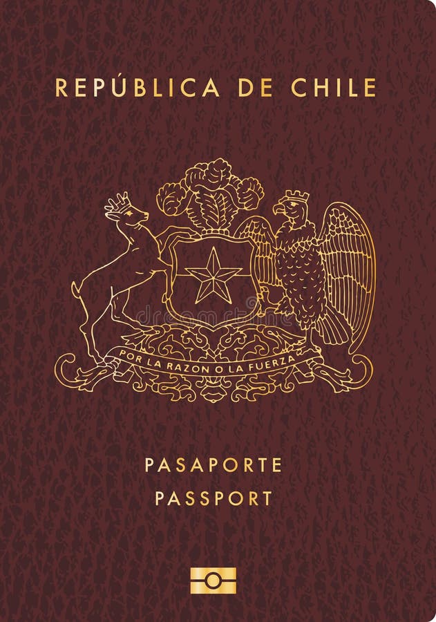 Chile Passport Cover Stock Illustrations – 3 Chile Passport Cover Stock ...