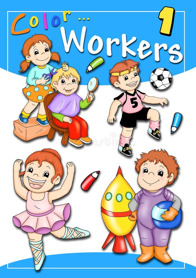 Set workers 3 stock illustration. Illustration of isolated - 17677338