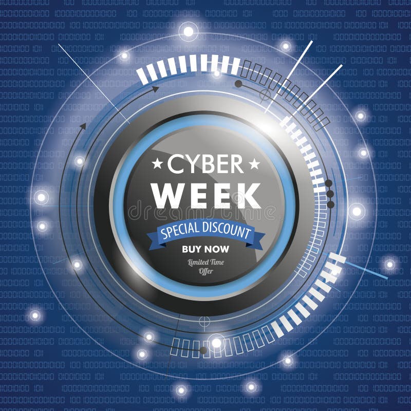 Cyber Week Circuit Board Cover Stock Vector - Illustration of black ...